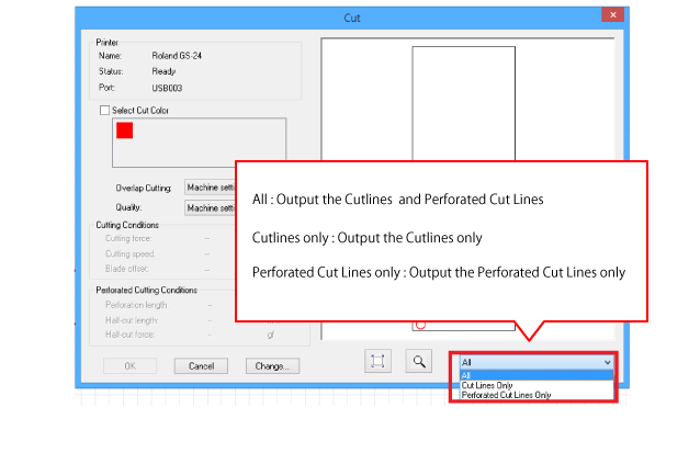 Step 4: Cut Perforated Lines